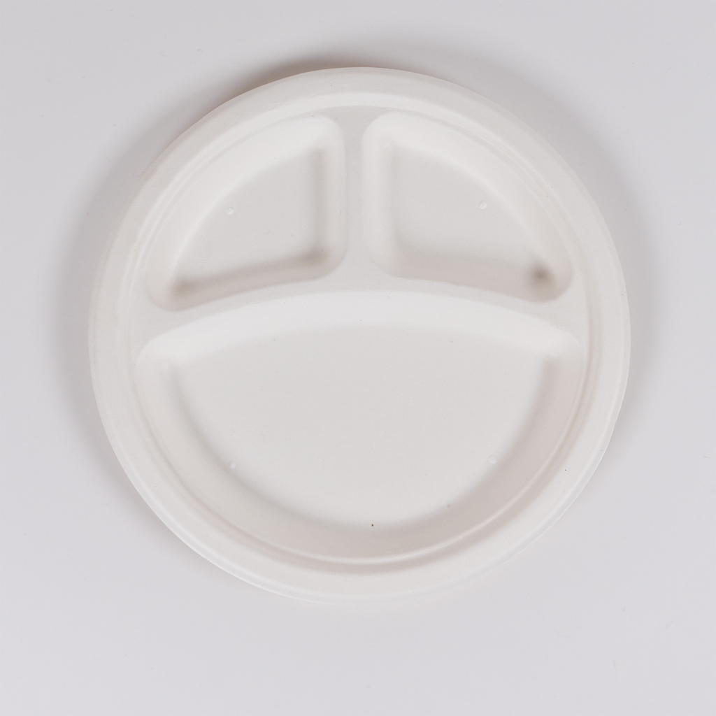 Plato redondo 10″ con divisiones - Vida O